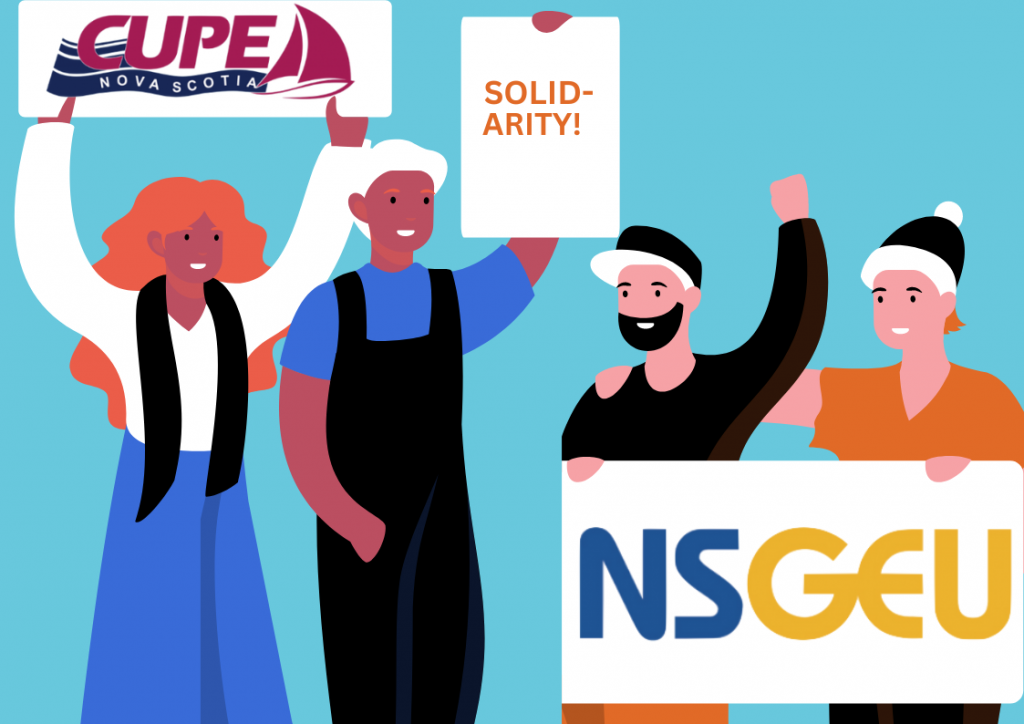 Solidarity with striking NSGEU workers - CUPE Nova Scotia